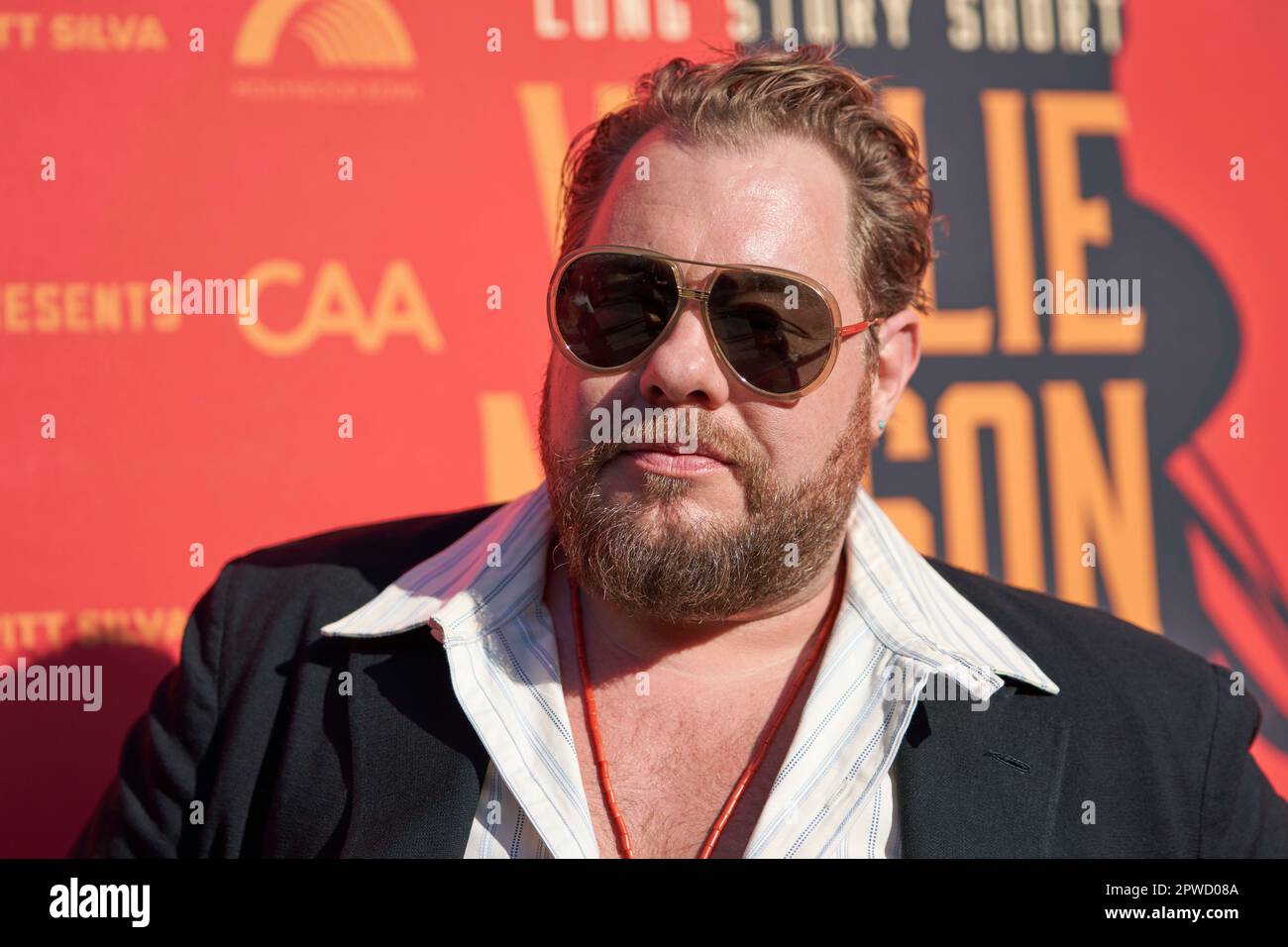 Nathaniel Rateliff arrives at Willie Nelson 90, celebrating the singer ...