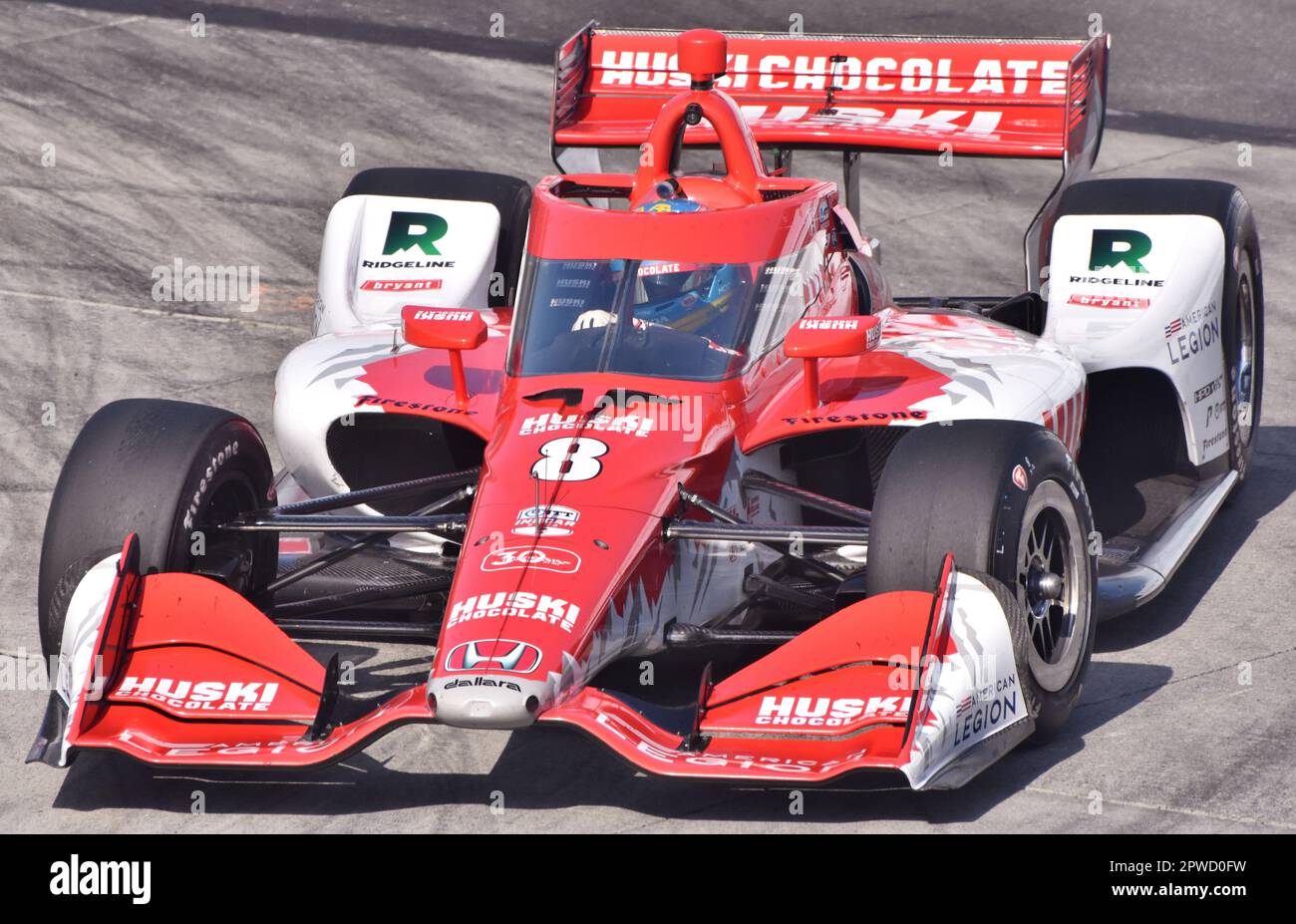 Long Beach, CA - April 15, 2023: IndyCar driver Marcus Ericsson ...