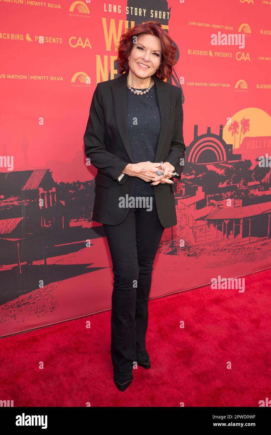 Rosanne Cash arrives at Willie Nelson 90, celebrating the singer's 90th ...