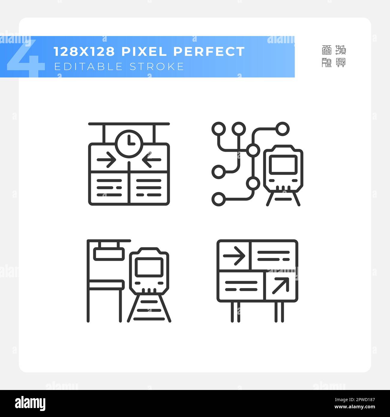 Train on line platform Stock Vector Images - Alamy