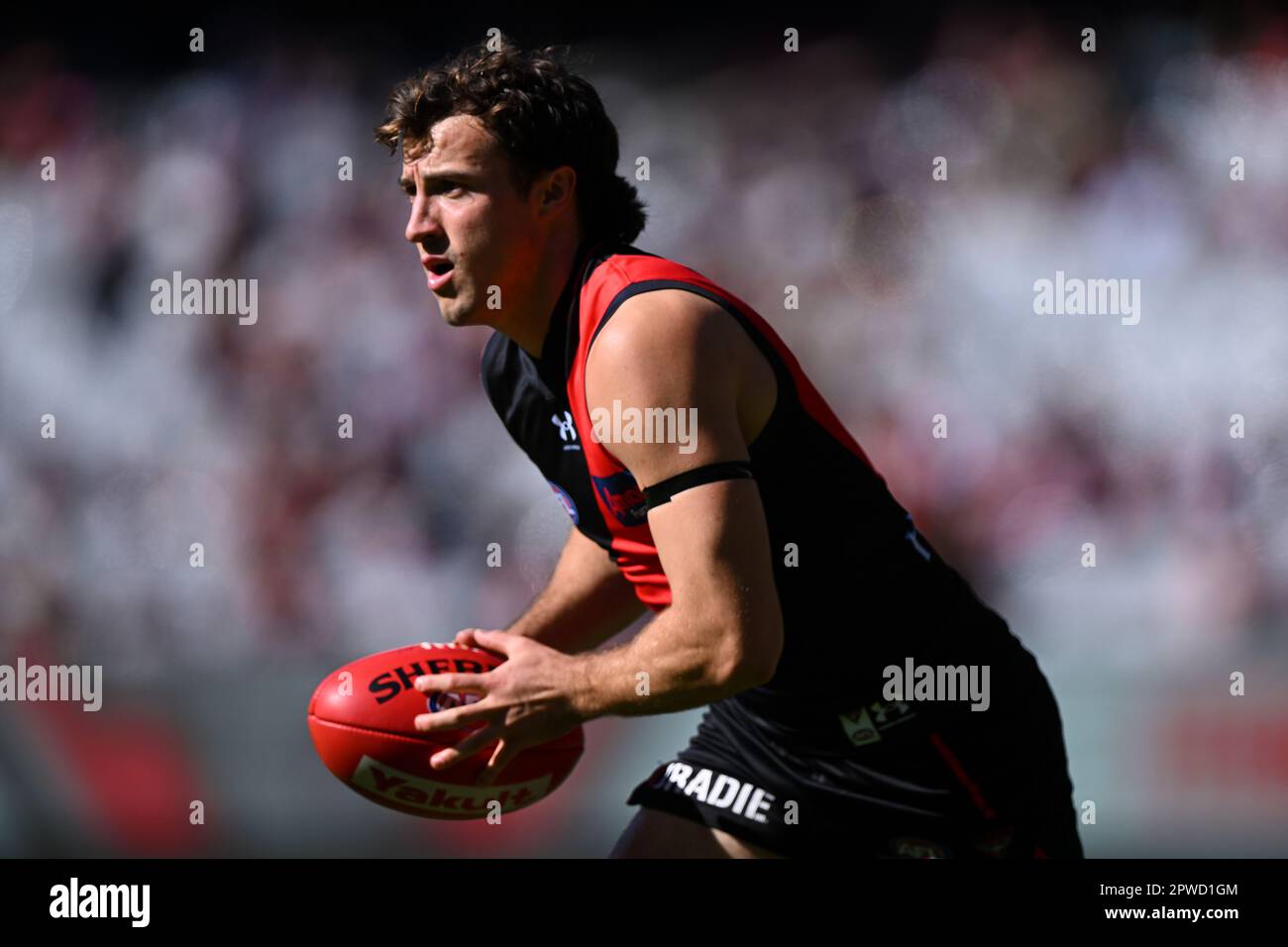 Andrew McGrath of Essendon during the AFL Round 7 match between the ...