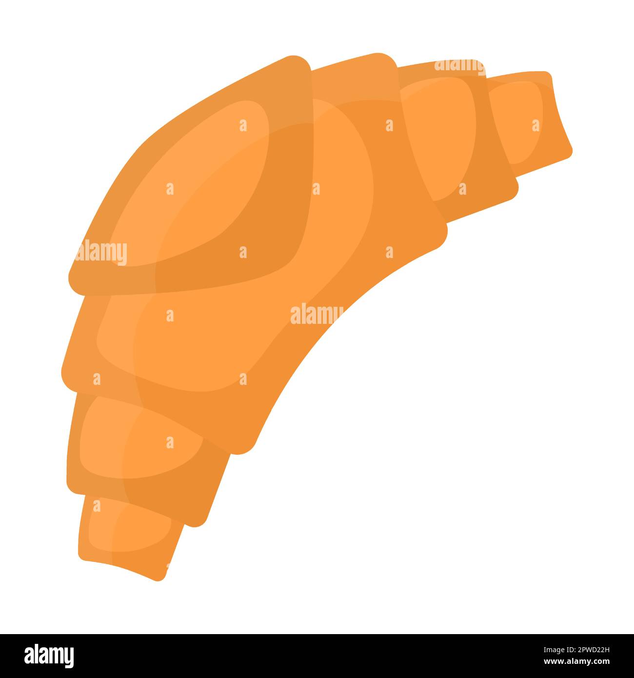 hot sweet croissant with filling, bread and other food cooking with ...