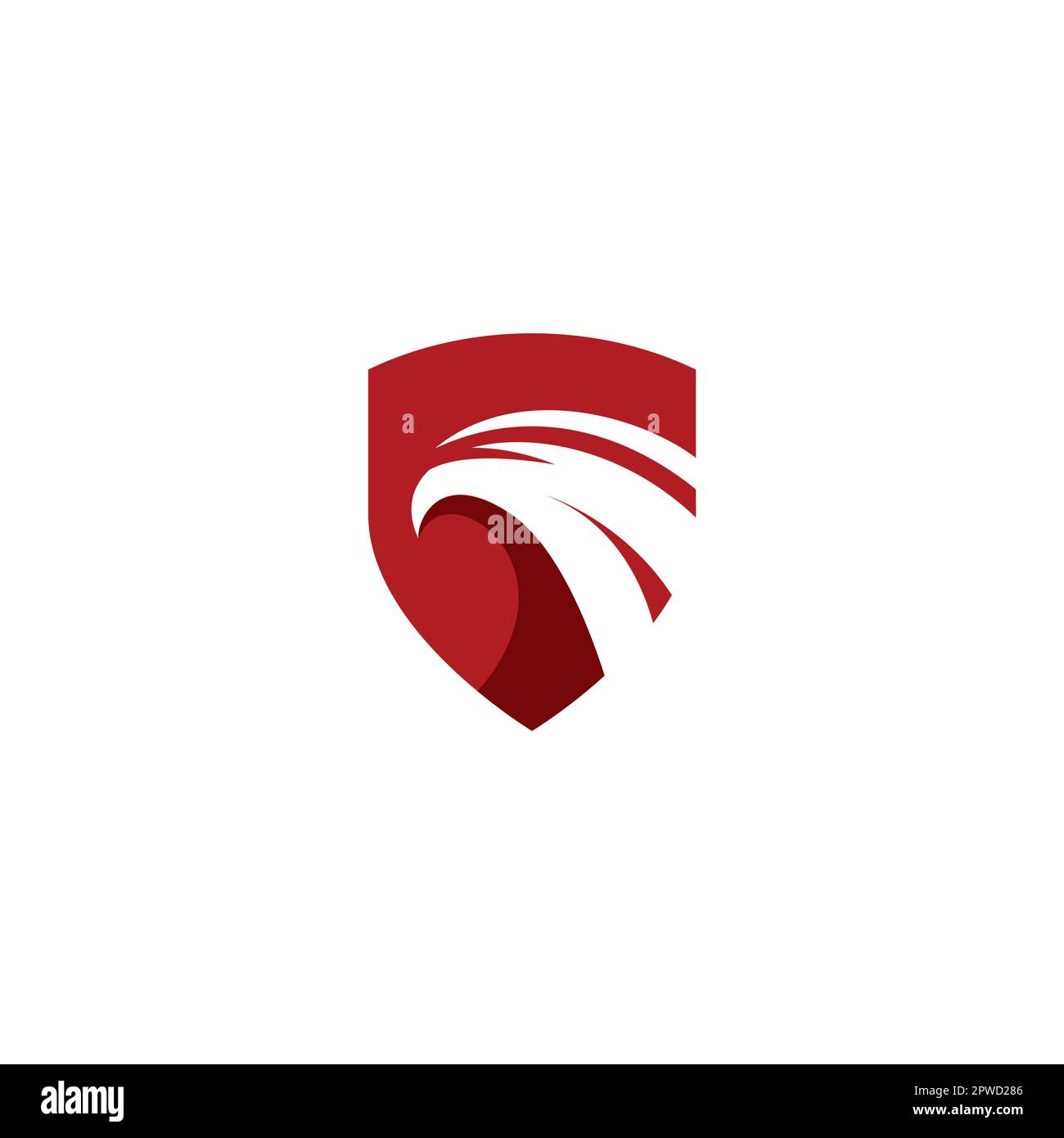 Eagle Shield Logo Vector Illustration. Eagle head Logo Stock Vector ...