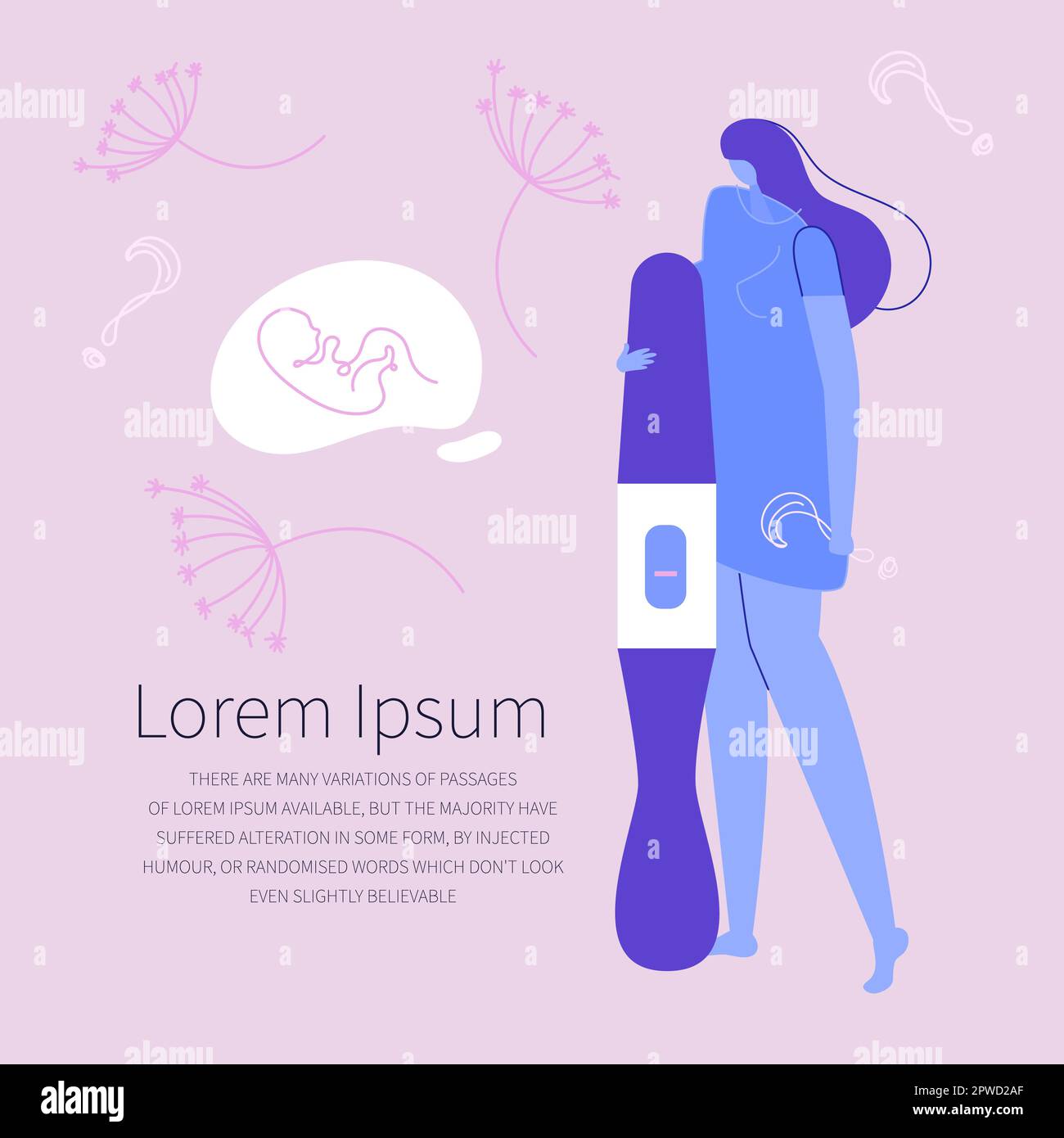 Negative Test Pregnantyc Drawing Free Vectors | Girl Depressed By