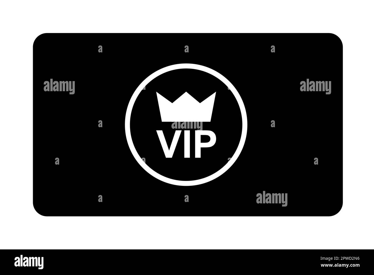 VIP CARD icon vector for graphic design, logo, website, social media, mobile app, UI Stock ...