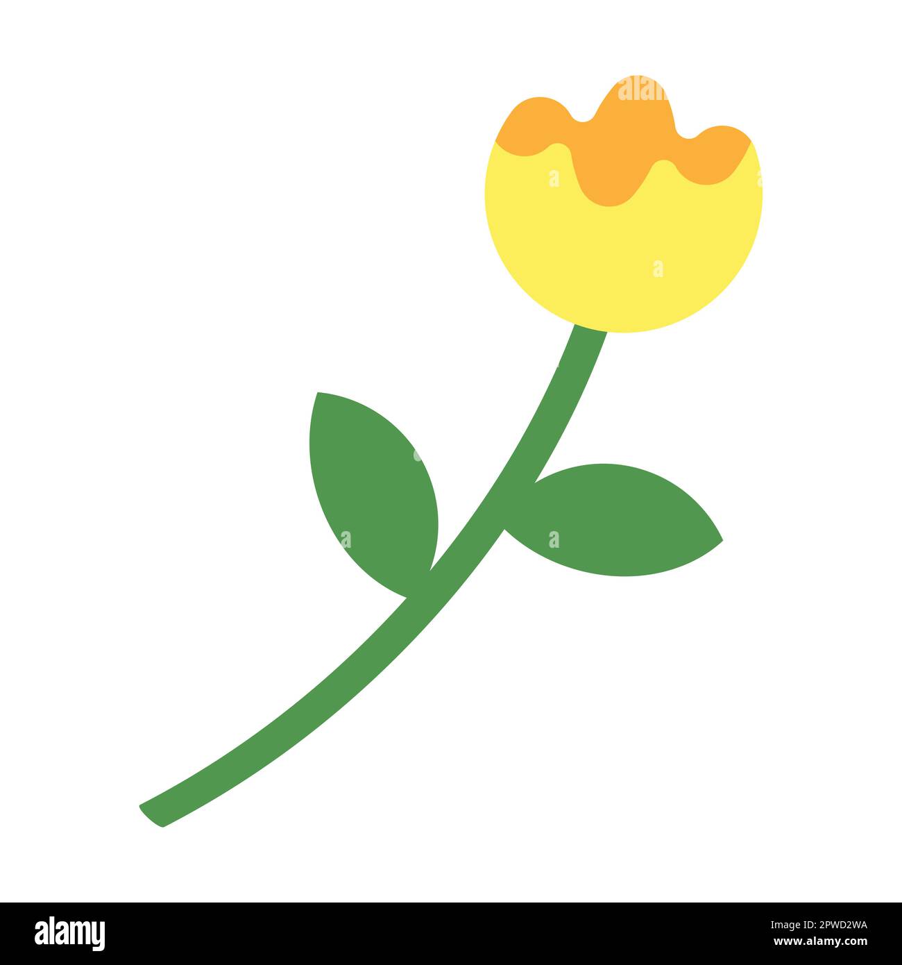 Single Cartoon Flower