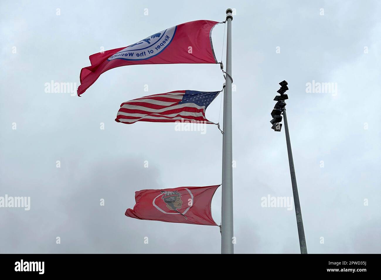 The flags of the Seneca Nation of Indians, Salamanca City Central ...