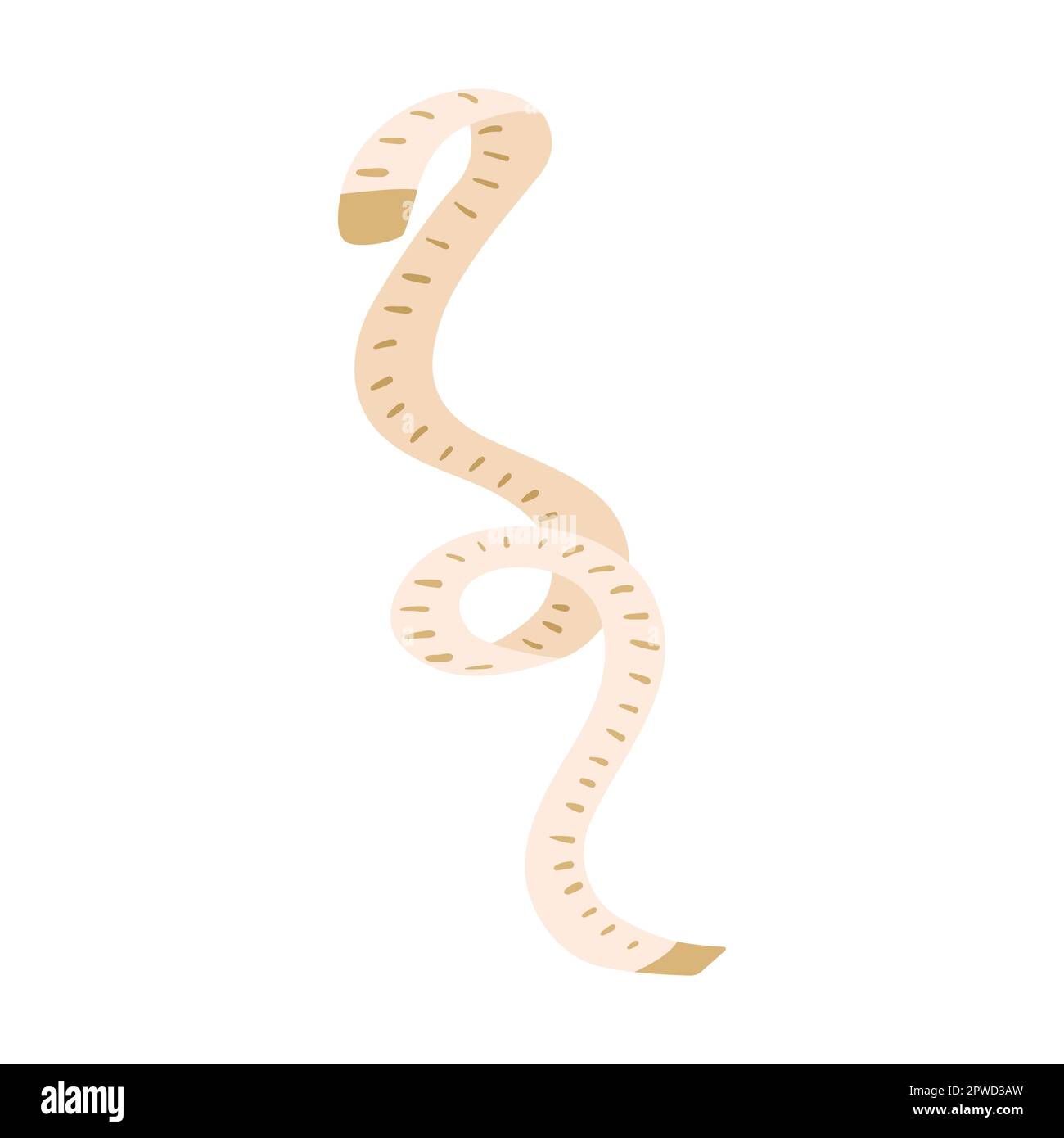 measuring tape, Tool for knitting and sewing flat vector illustration ...