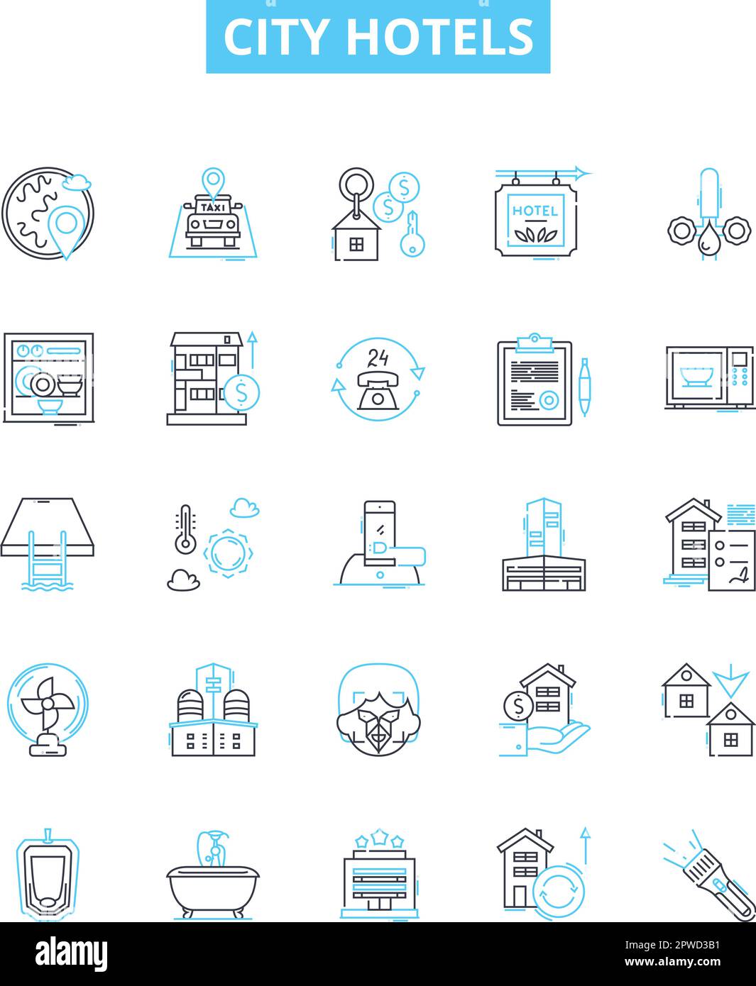 Downtown suites Stock Vector Images - Alamy