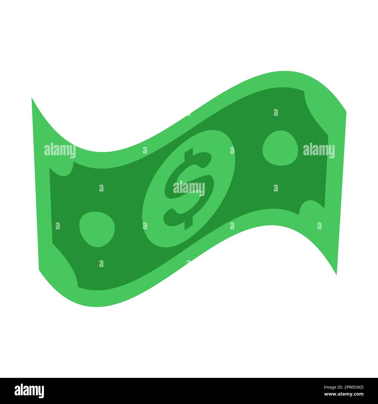 Cartoon money flying hi-res stock photography and images - Alamy