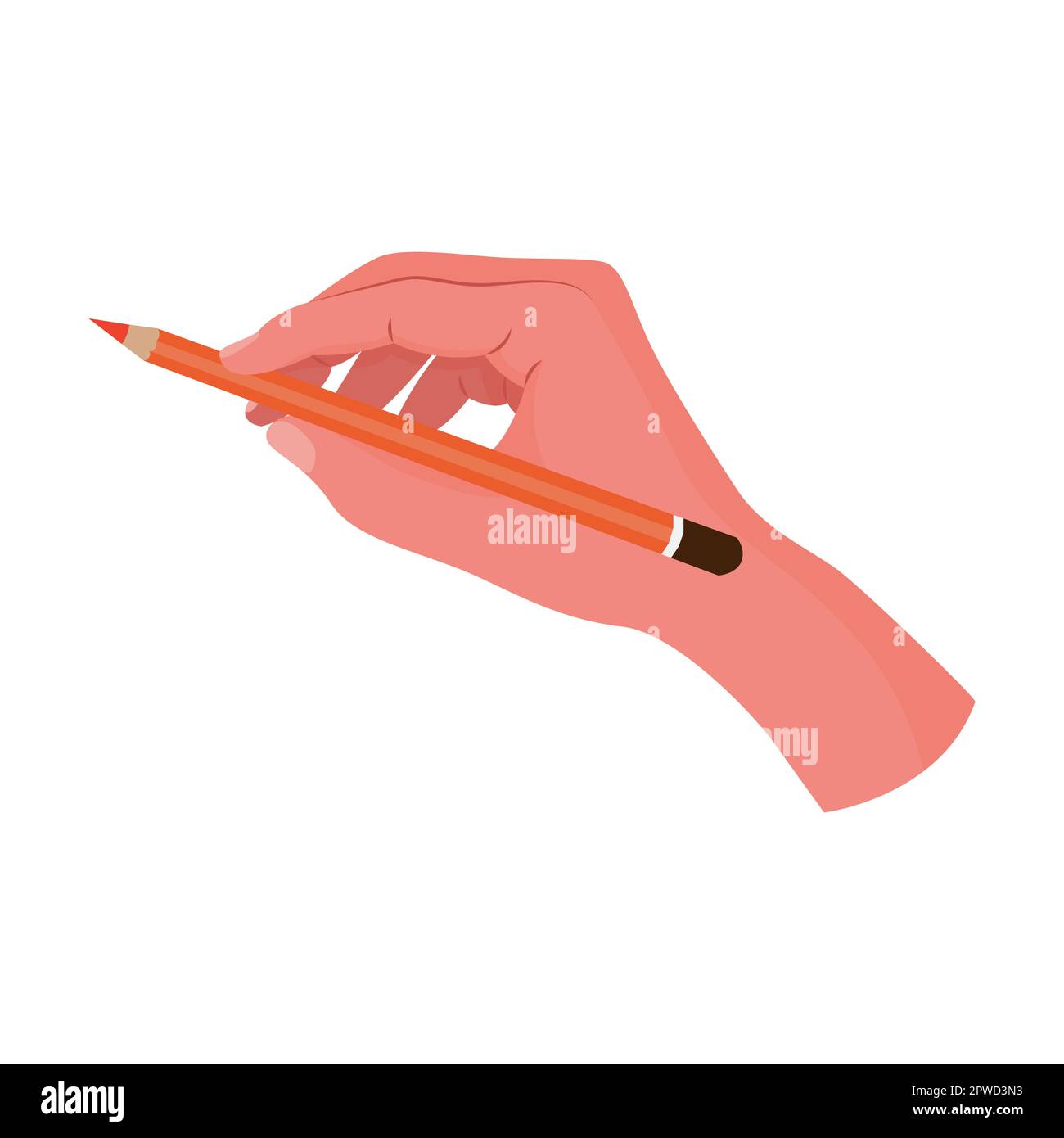 Left Hand Writing Clipart