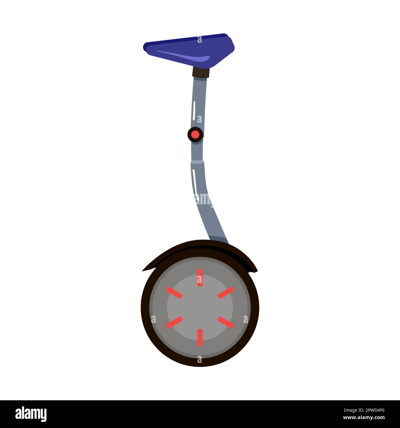 Modern electric transport isolated on white background. Personal ...