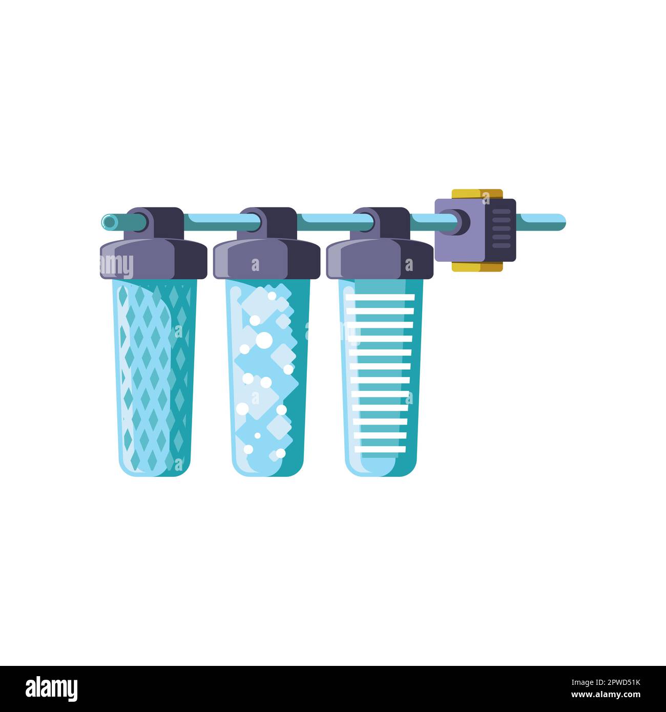 Water filters for purification process illustration Stock Vector Image ...