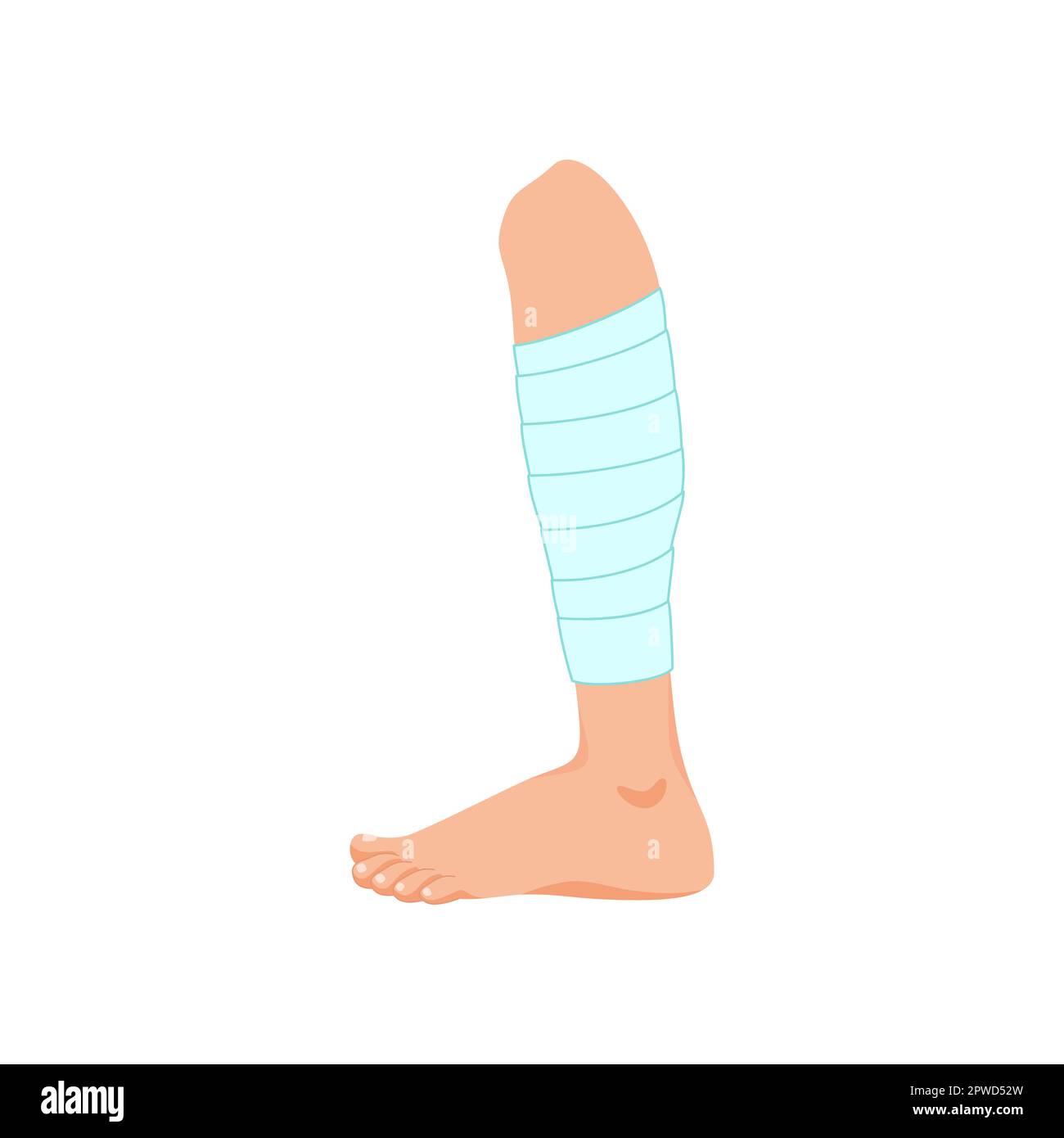 Wound man illustration Cut Out Stock Images & Pictures - Alamy