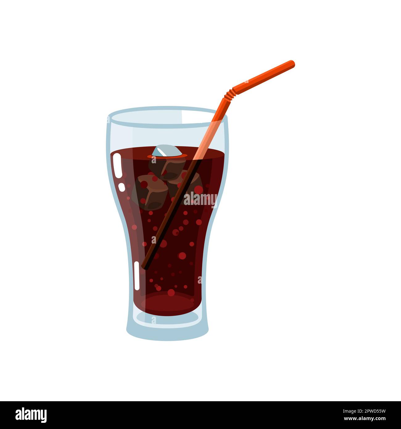 Realistic soda cartoon illustration Stock Vector Image & Art - Alamy