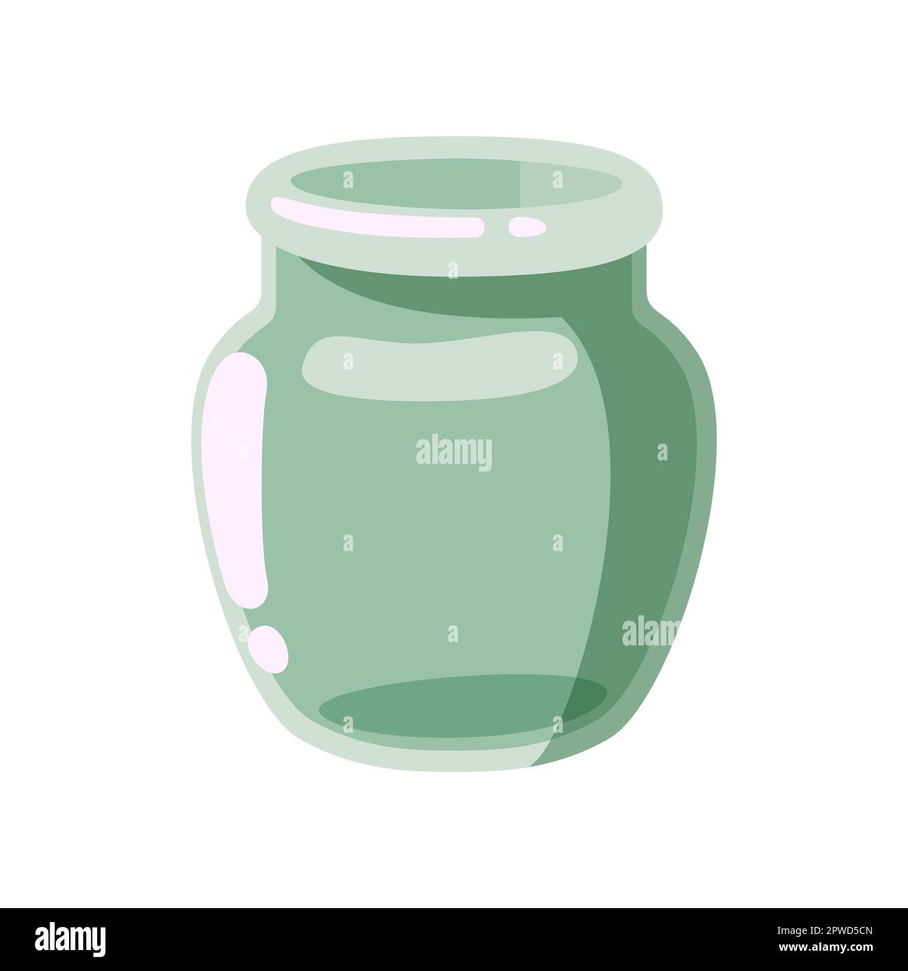Empty jar cartoon illustration Stock Vector Image & Art - Alamy