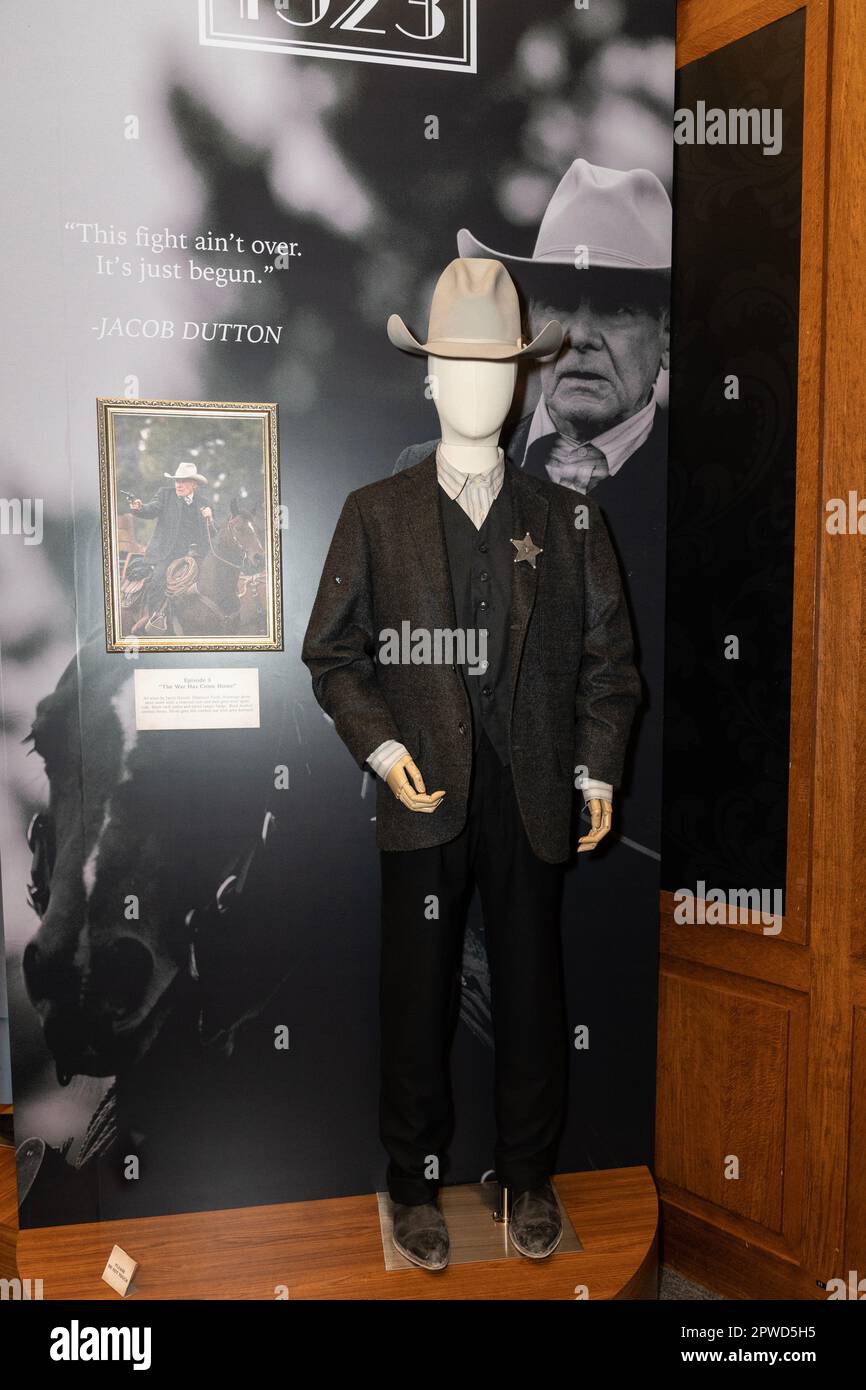 Costume for character Jacob Dutton on display at 1923 TV series ...