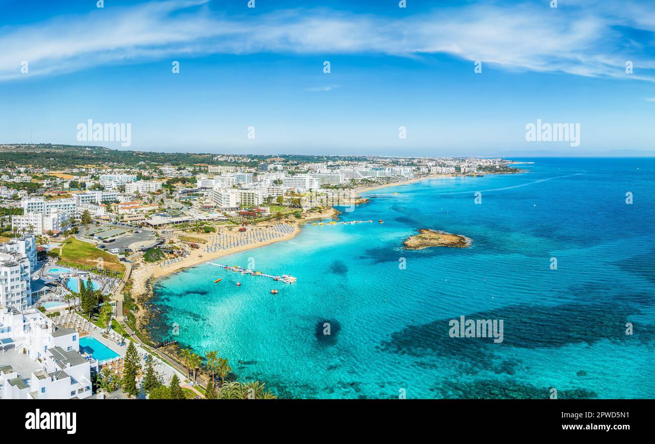 Landscape with Fig Tree Bay in Protaras, Cyprus Stock Photo - Alamy