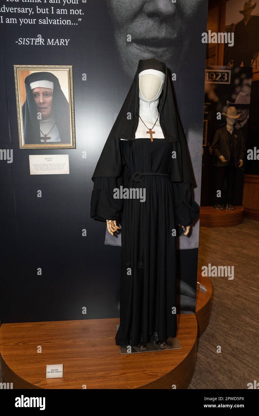 Costume for character Sister Mary on display at 1923 TV series ...