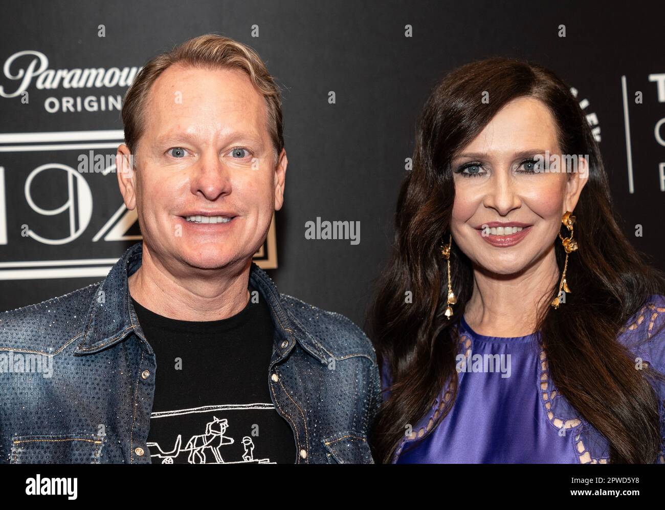 Carson Kressley and Janie Bryant attend 1923 TV series exhibition at ...