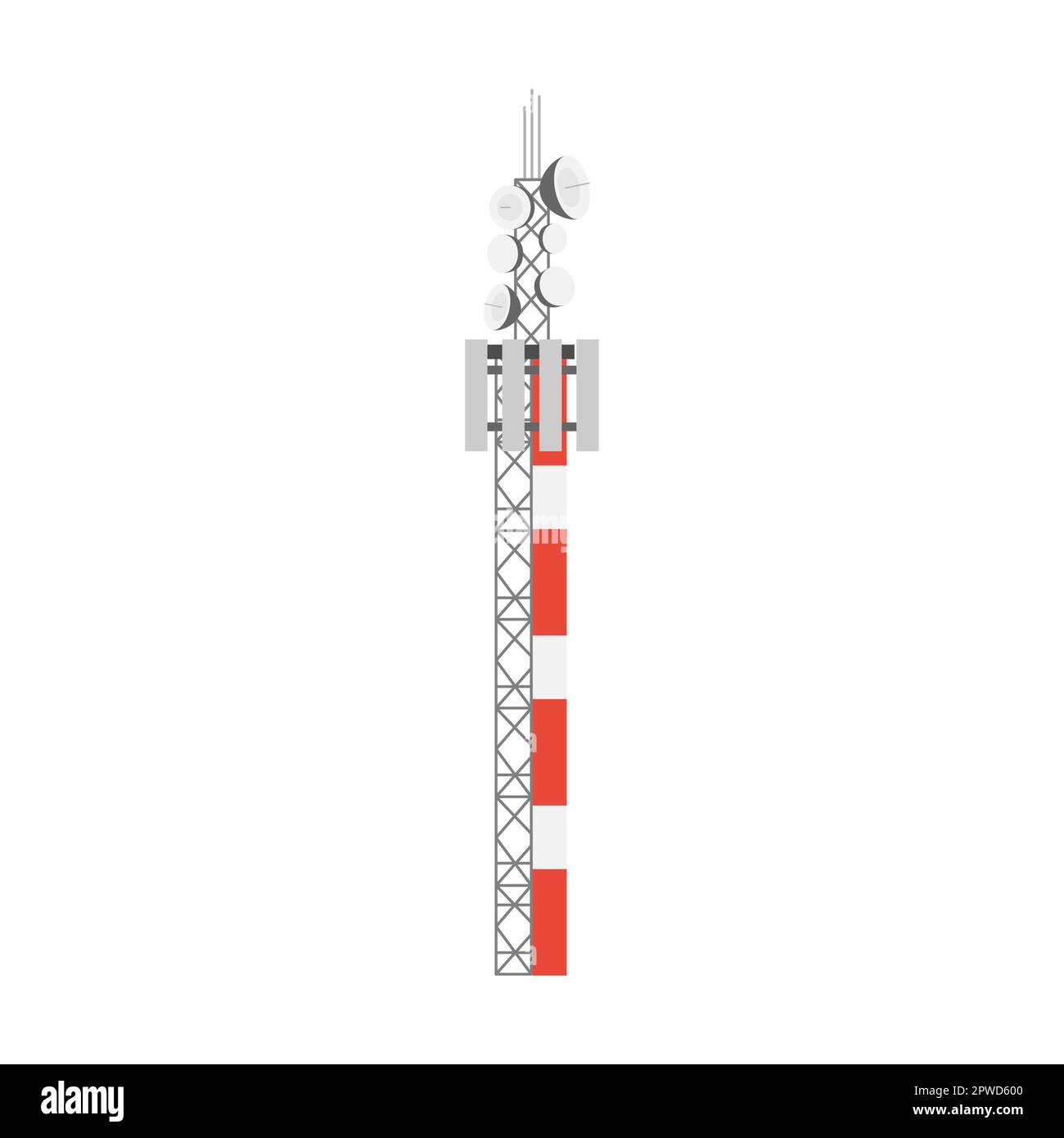 Satellite Tower Vector