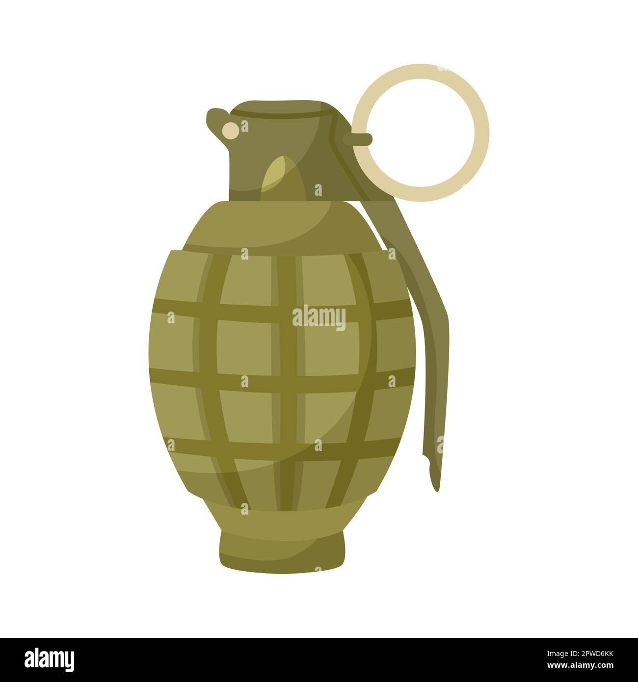 Explosive lethal grenade cartoon illustration Stock Vector Image & Art ...