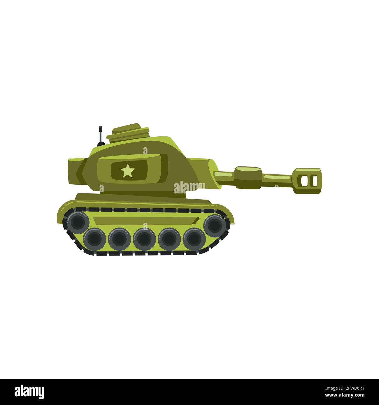 Toy tank for kids flat vector illustration Stock Vector Image & Art - Alamy