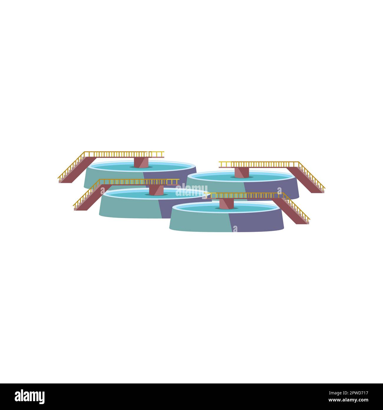 Pools with water cartoon illustration Stock Vector Image & Art - Alamy