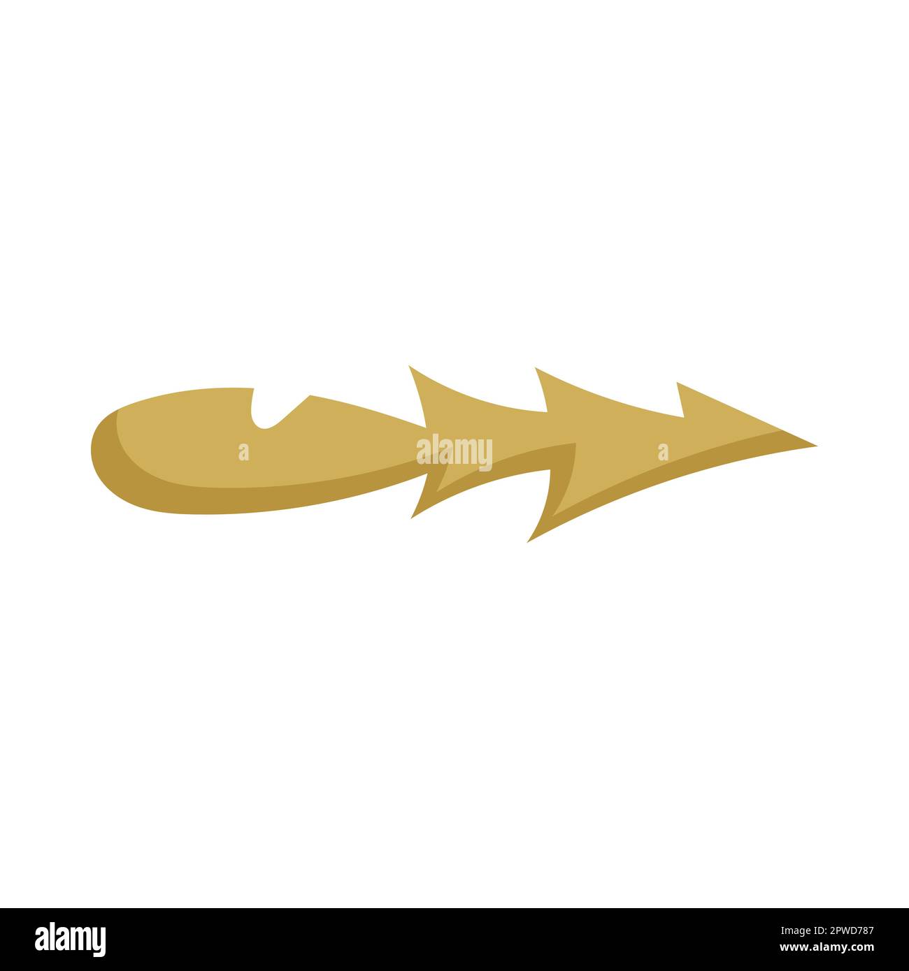 Ancient harpoon from bone vector illustration Stock Vector Image & Art ...