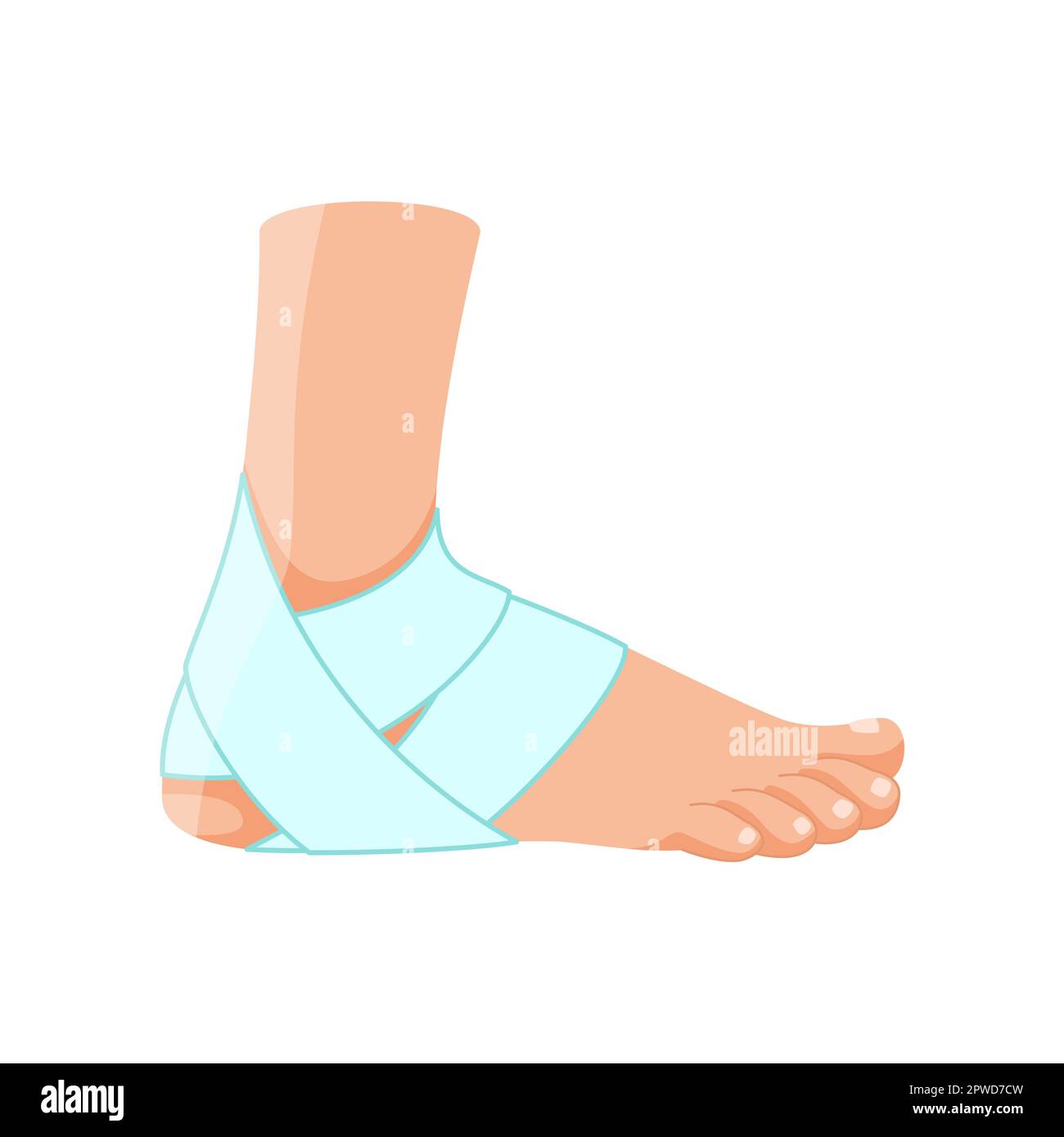 Foot cartoon hi-res stock photography and images - Alamy
