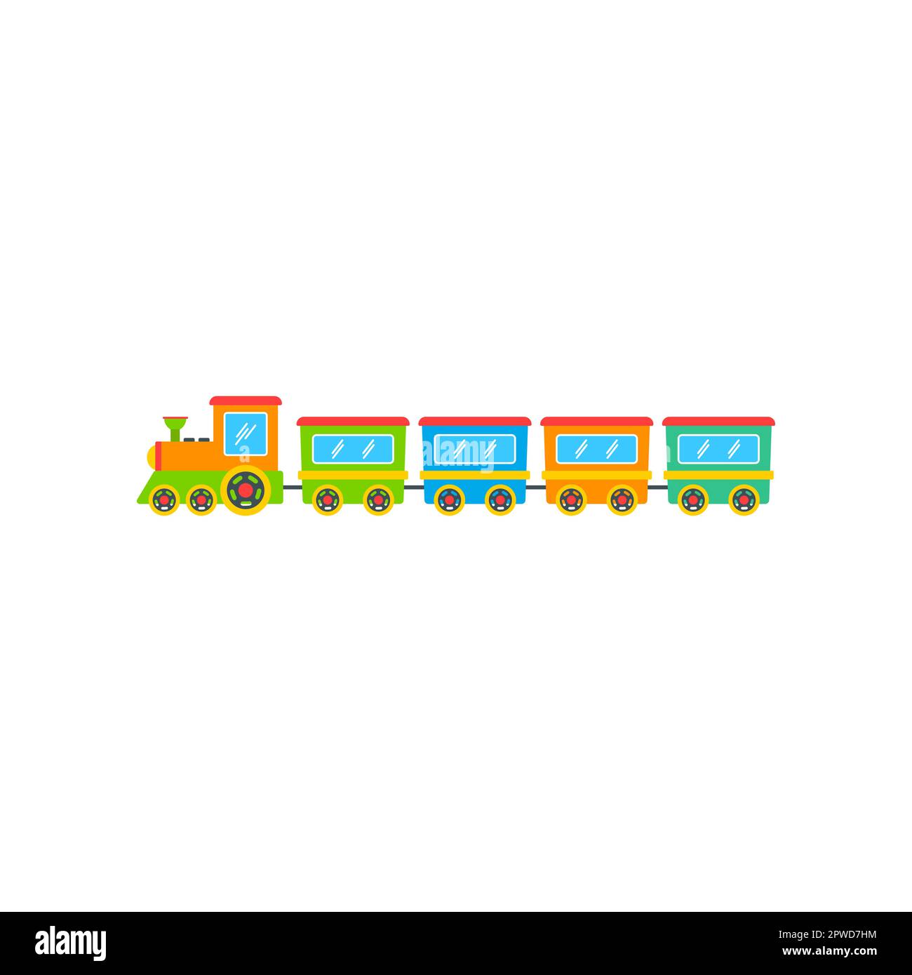 Children window steam locomotive Stock Vector Images - Alamy