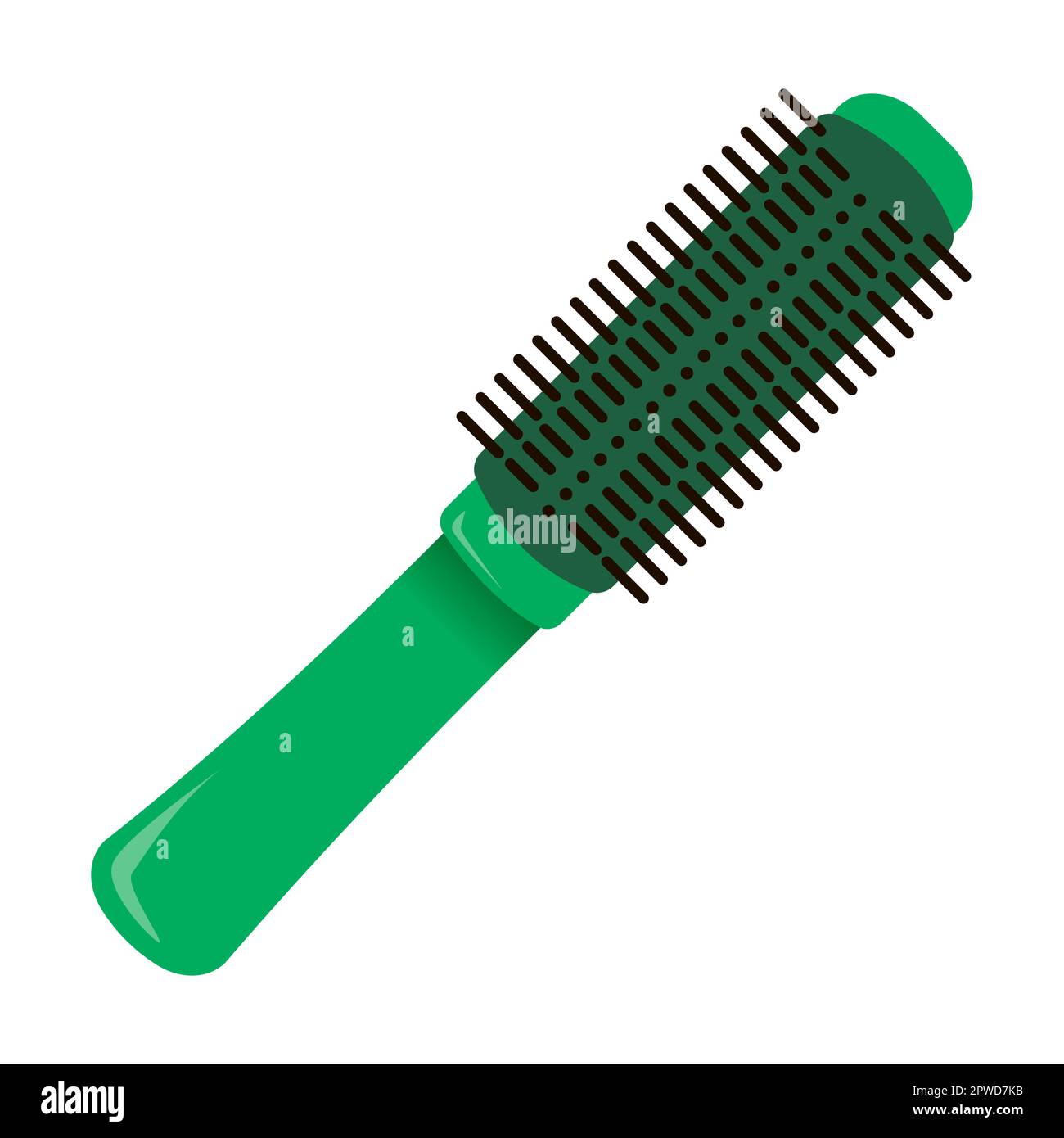 Red hairbrush Stock Vector Images - Alamy