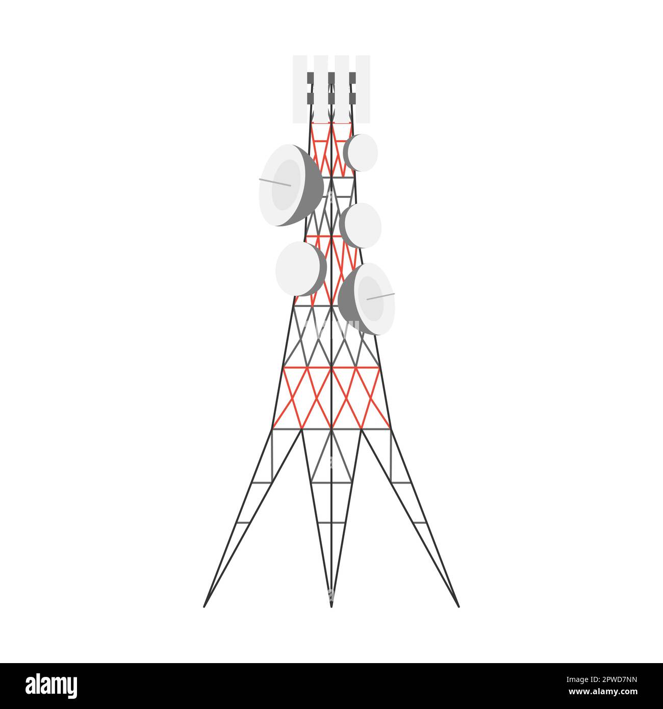 Radio Antenna Tower Drawing