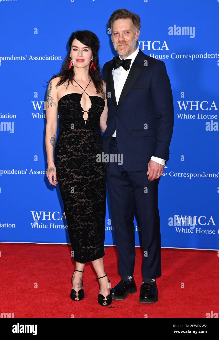 Washington, DC, USA. 29th Apr, 2023. Lena Headey and Marc Menchaca ...