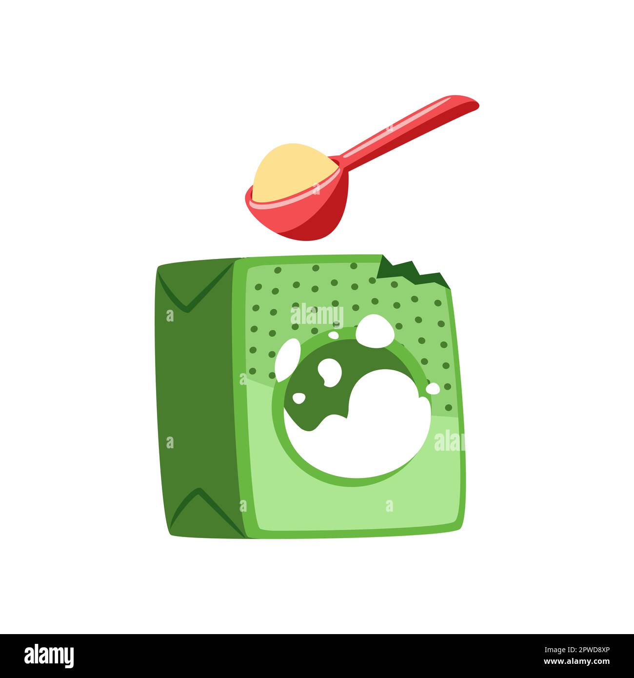 Baby powder milk or formula flat vector illustration Stock Vector Image ...