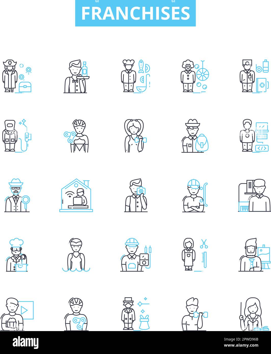 Franchised models Stock Vector Images - Alamy