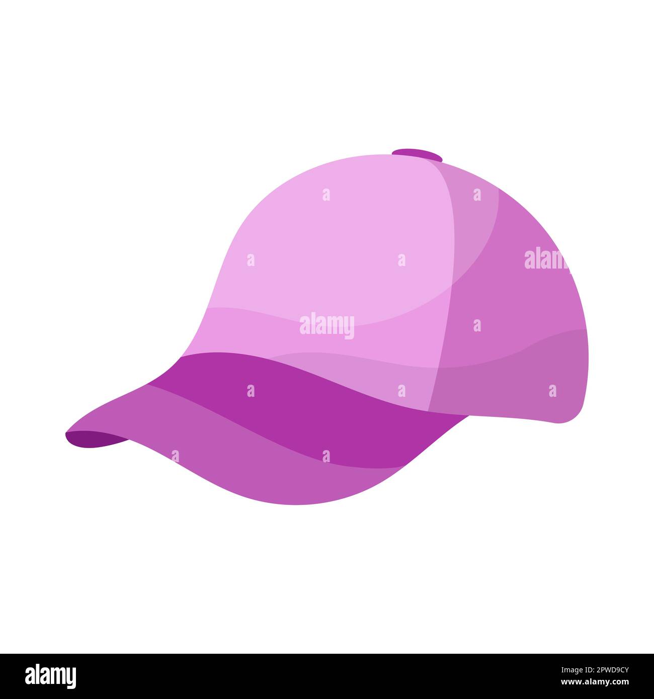 Side view of purple baseball cap vector illustration Stock Vector Image ...