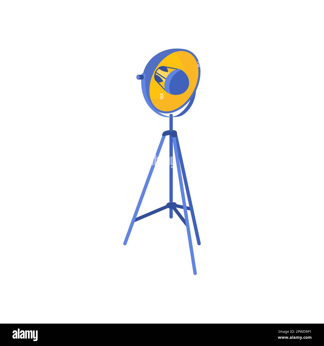 Studio lighting on tripod Stock Vector Images - Alamy