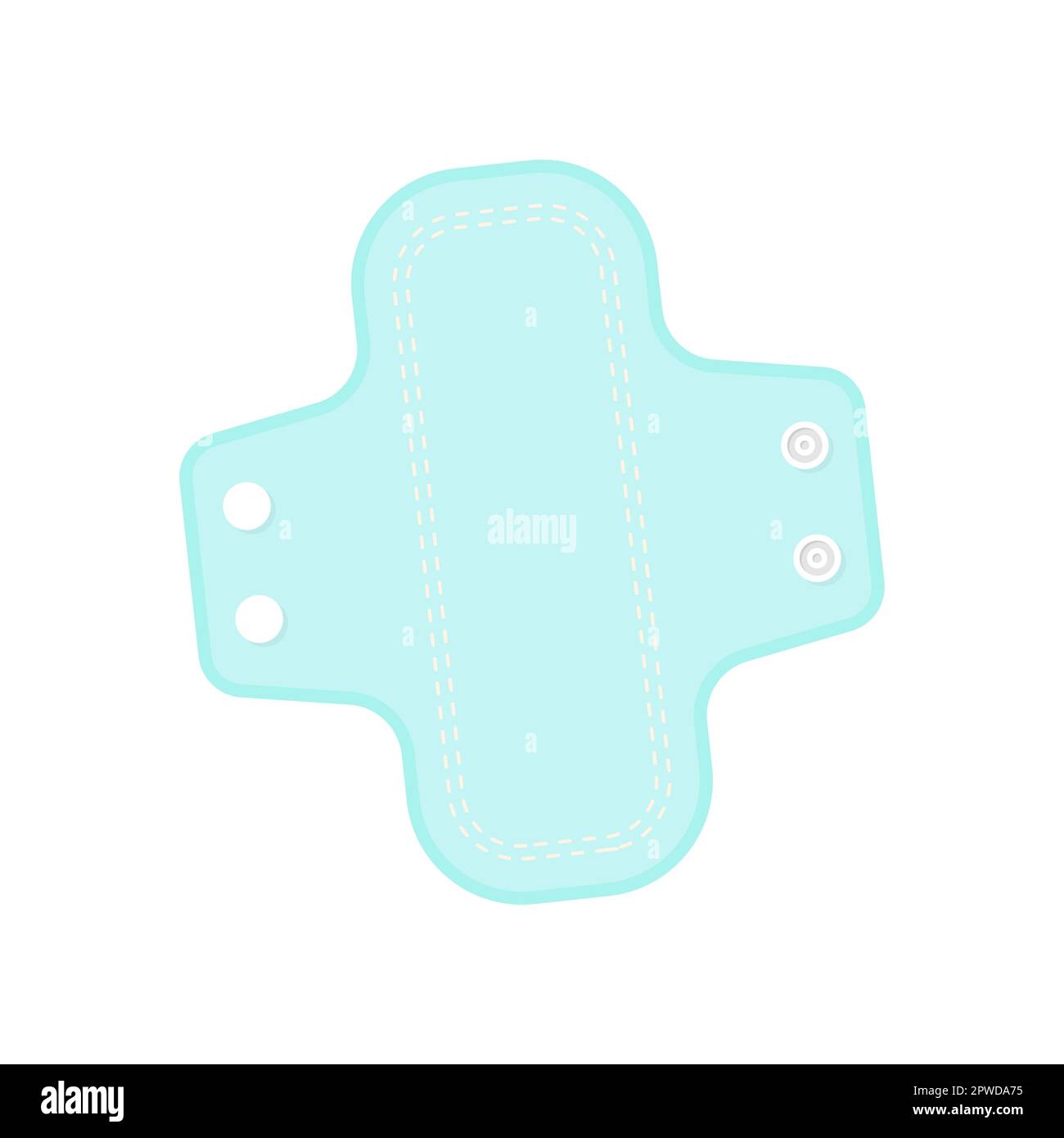 Reusable pad cartoon illustration Stock Vector Image & Art - Alamy