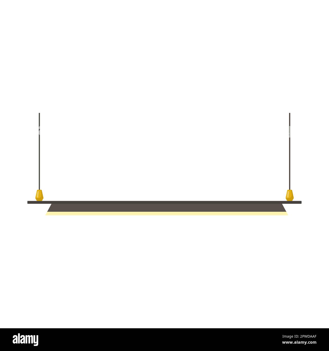 bar long Pendant lamp, light fixtures and cartoon illustration ...