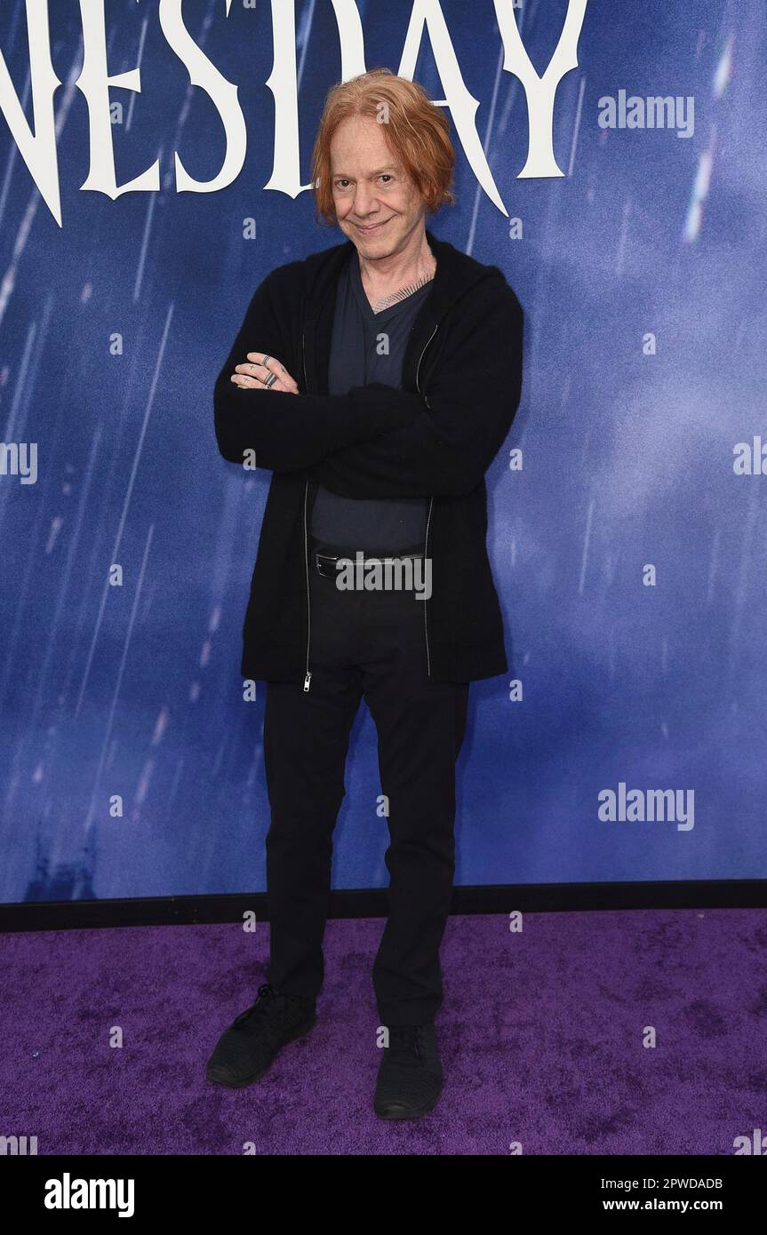 Danny Elfman attends a photo call with the cast of the television ...