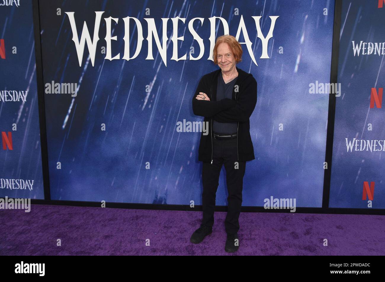 Danny Elfman attends a photo call with the cast of the television ...