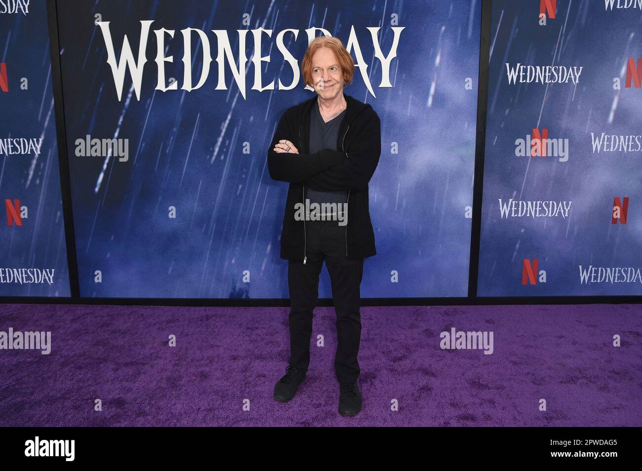 Danny Elfman attends a photo call with the cast of the television ...