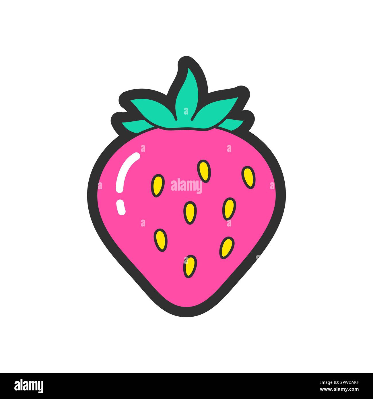 Strawberry patch Stock Vector Images - Alamy