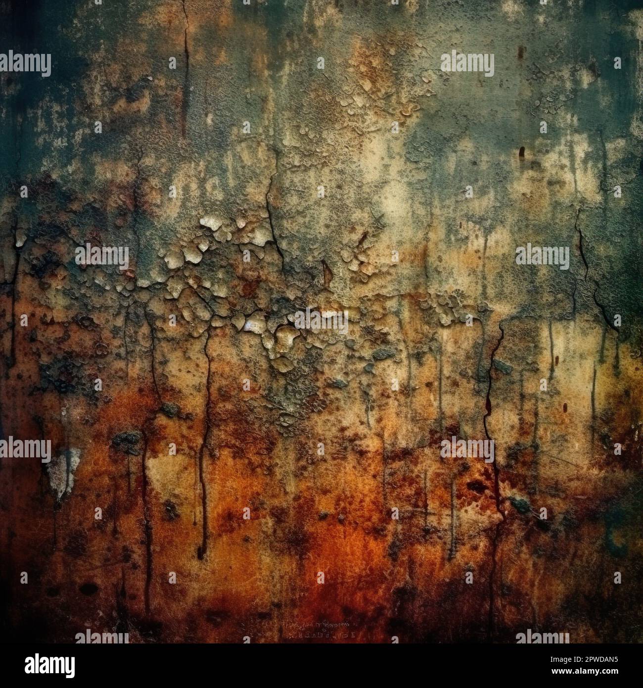 Background of a Rusted Iron Plate or Other Rusted Metal Surface. Old ...