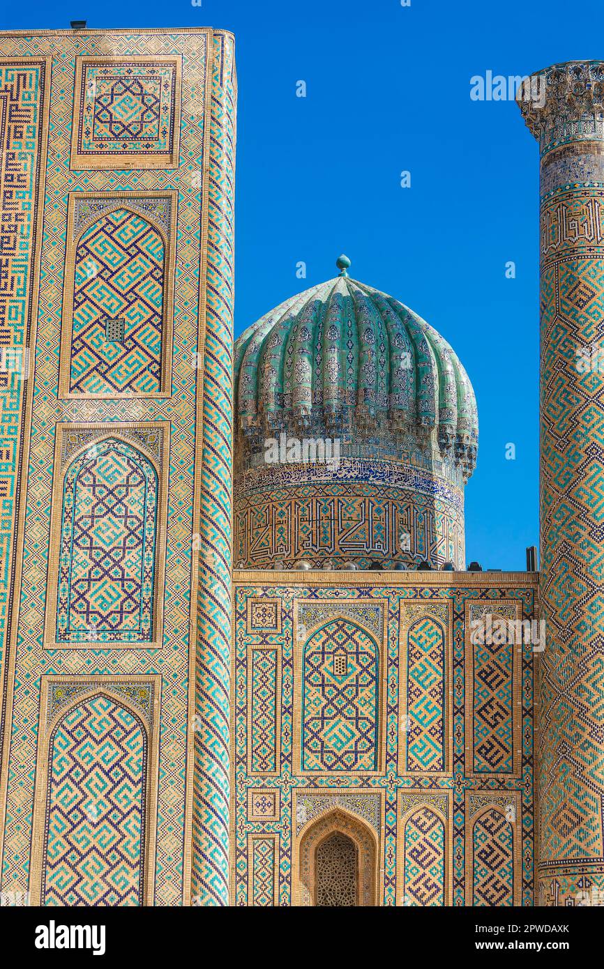 Samarkand Landmarks, Uzbekistan Stock Photo - Alamy