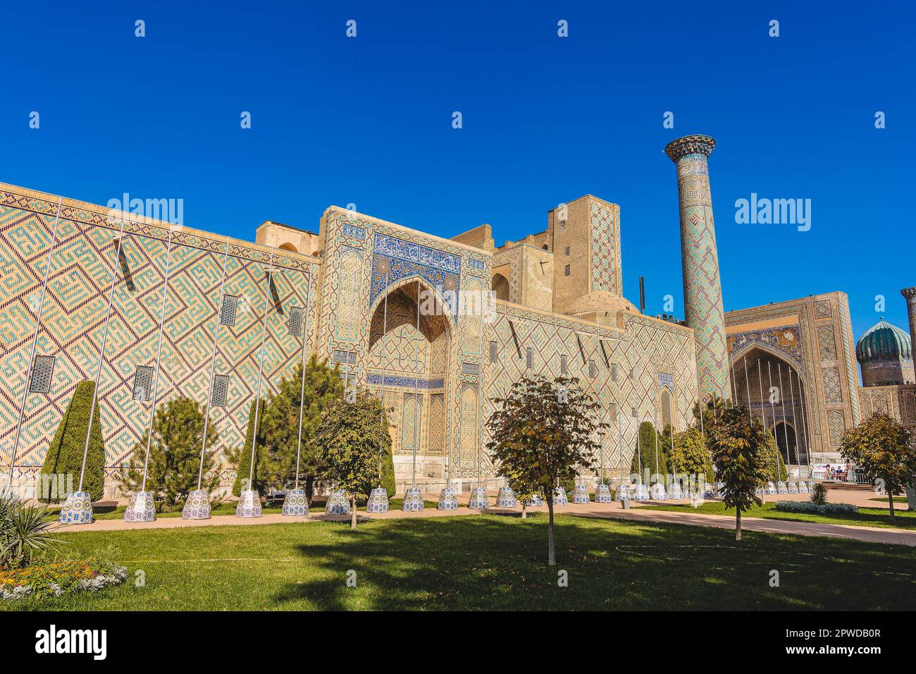 Samarkand Landmarks, Uzbekistan Stock Photo - Alamy