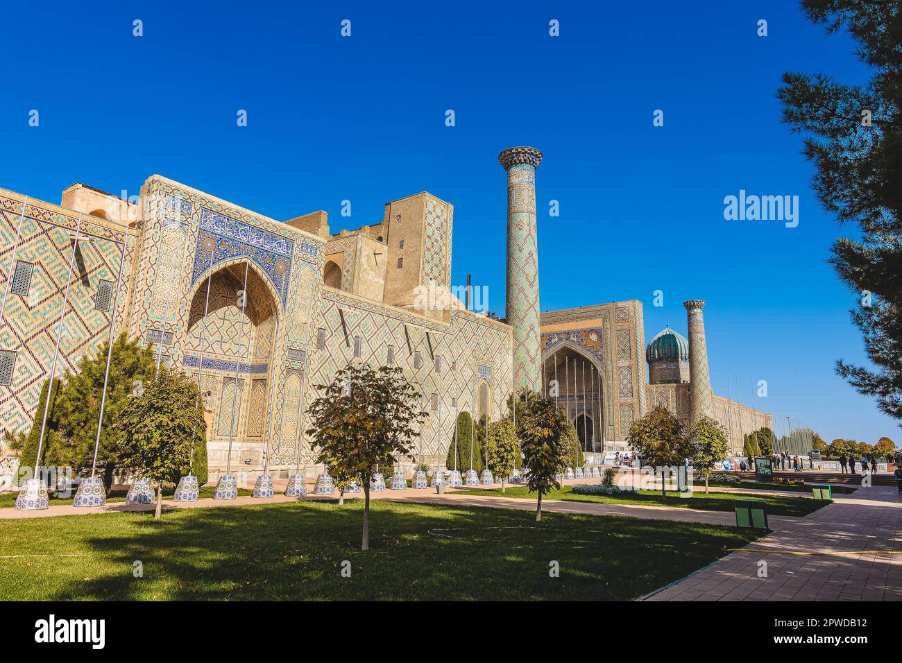 Samarkand Landmarks, Uzbekistan Stock Photo - Alamy