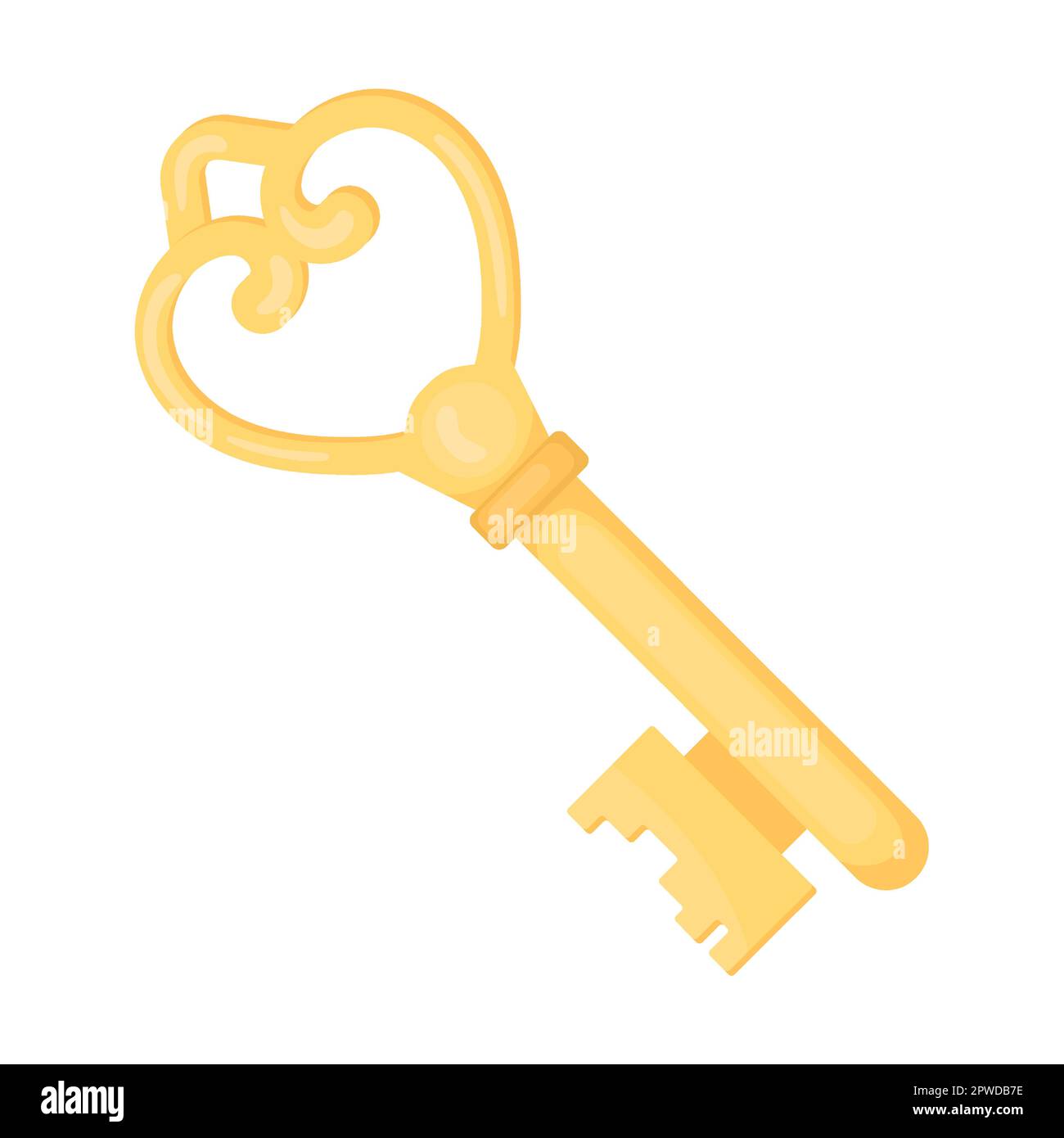 vintage and retro key flat vector illustration. Collection of door key ...