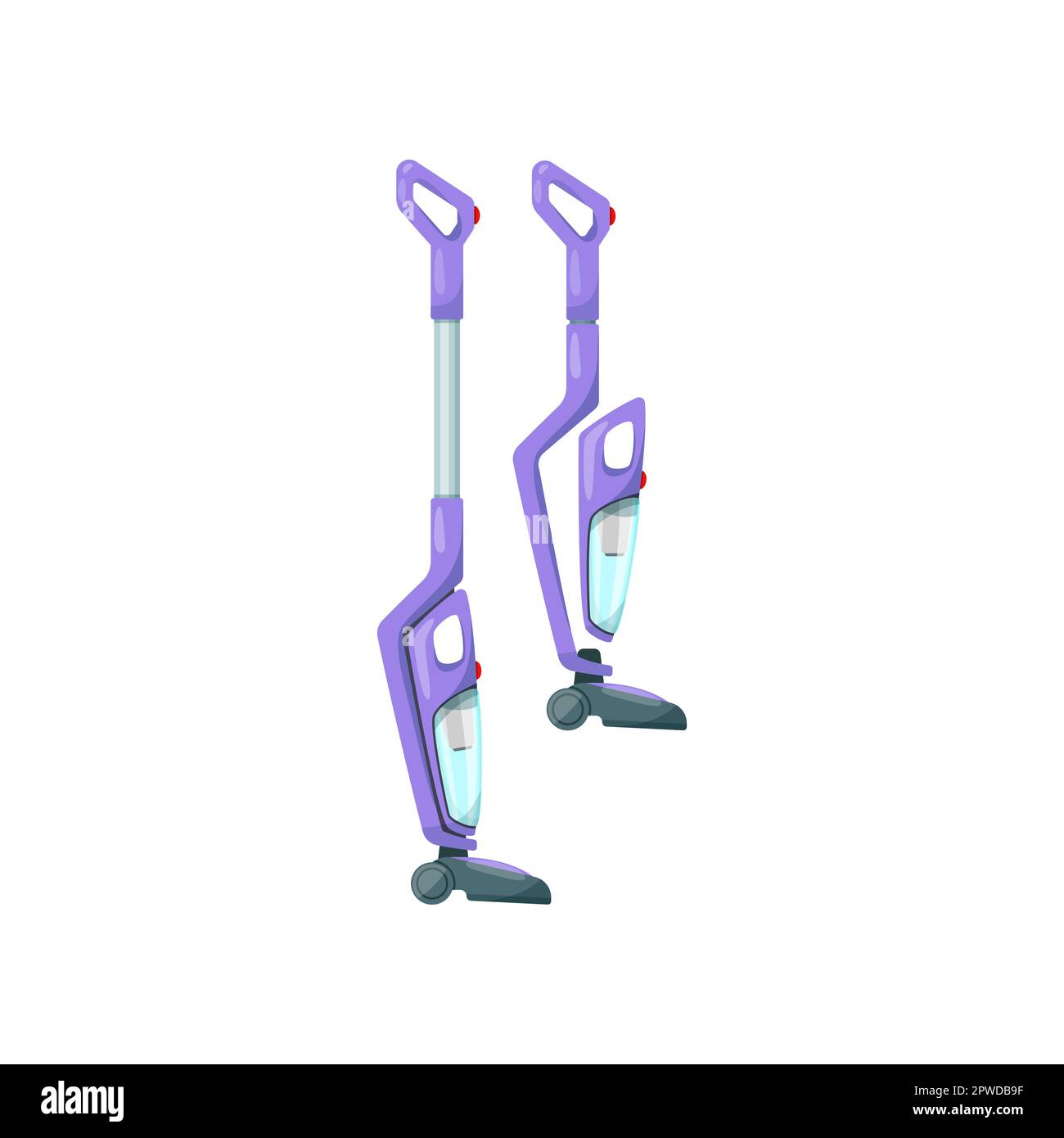 Purple electrical vacuum cleaner cartoon illustration Stock Vector ...